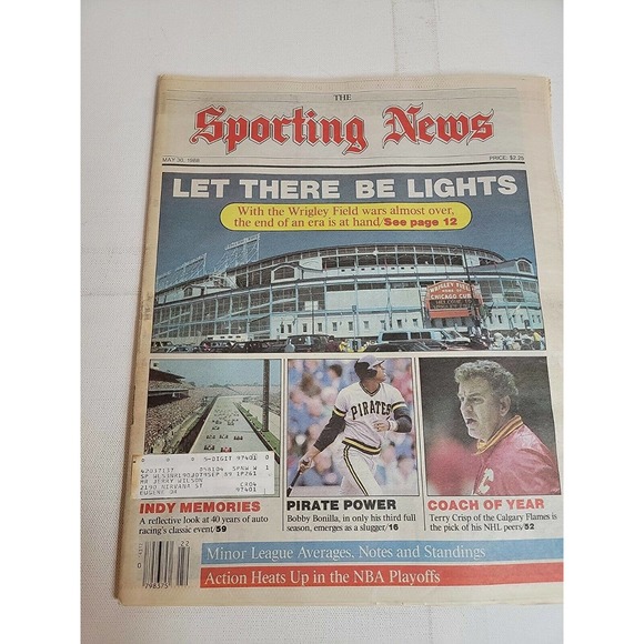 Vintage | Other | Vintage 98s Sporting News Magazine Newspaper Pirates ...